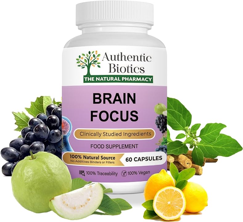 Brain Focus - 1500 mg (60 Capsules) – Authenticbiotics